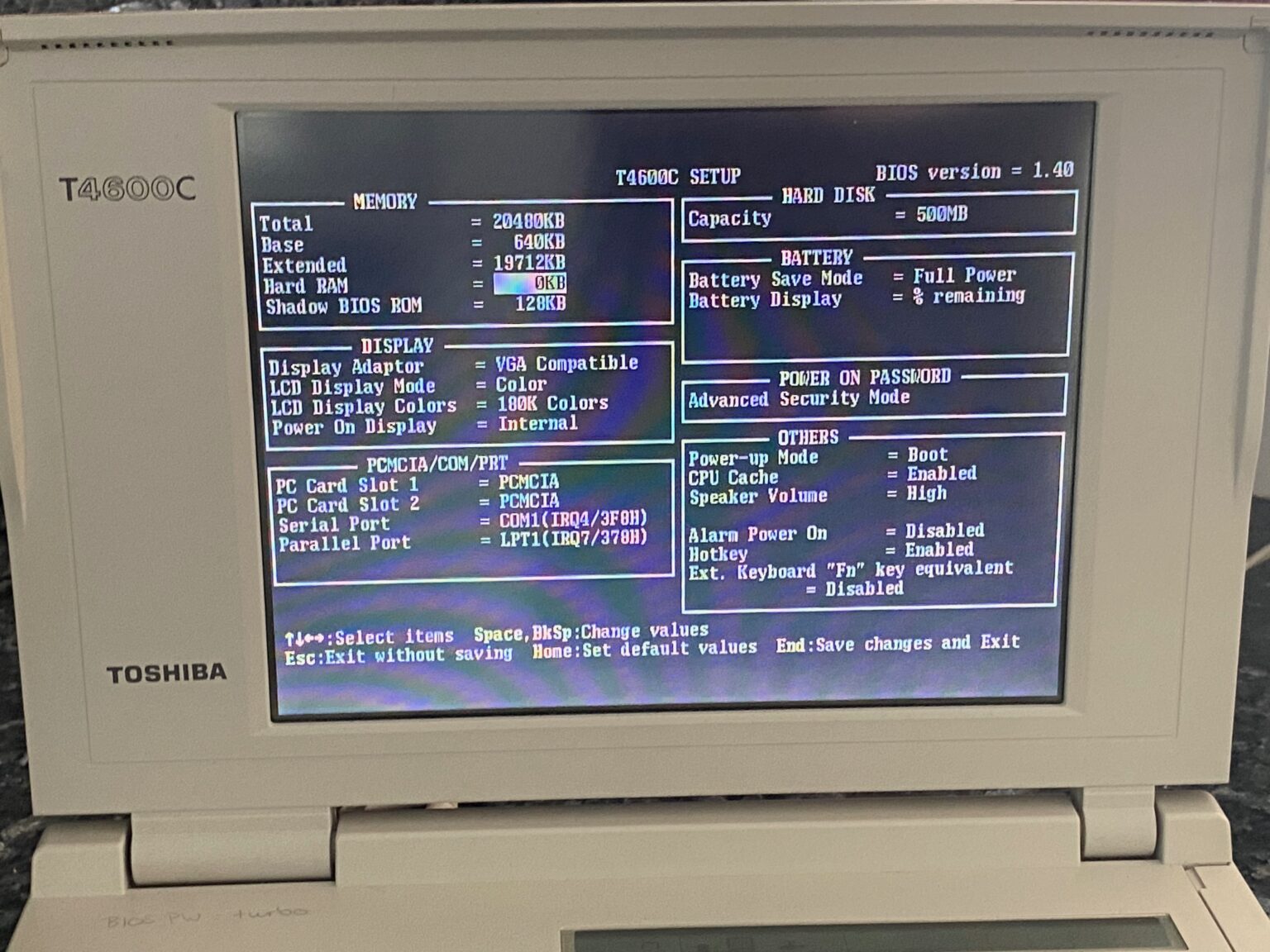 Toshiba T4600C 486 Laptop | Doomi’s Braindump